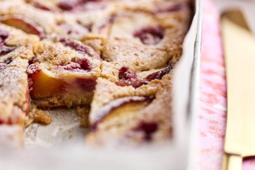Peach & Raspberry Slice « Iron Chef Shellie
