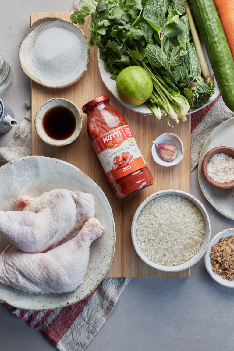 Vietnamese Red Rice with Grilled Chicken « Iron Chef Shellie