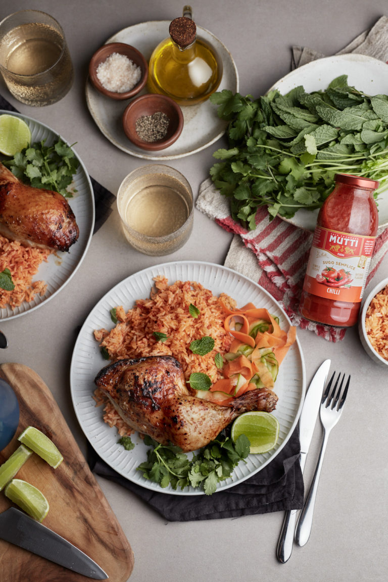 Vietnamese Red Rice with Grilled Chicken « Iron Chef Shellie