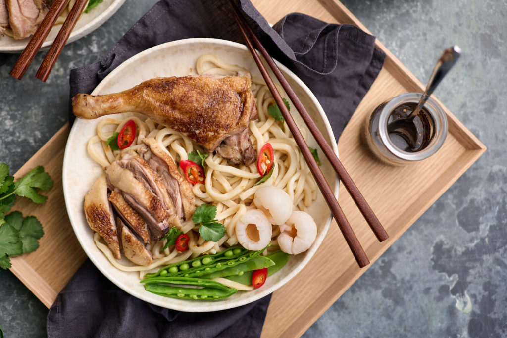 Roast Half Duck Noodle Salad « Iron Chef Shellie