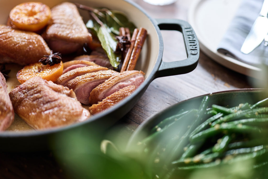 Crisp Duck Breasts Á La Mandarine « Iron Chef Shellie