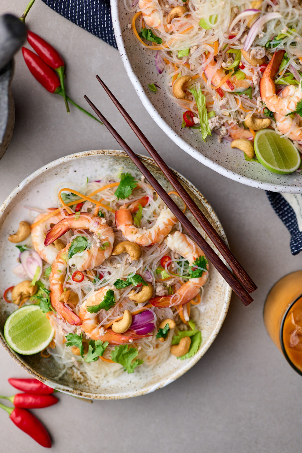 Yum Woon Sen (Thai Glass Noodle Salad) « Iron Chef Shellie