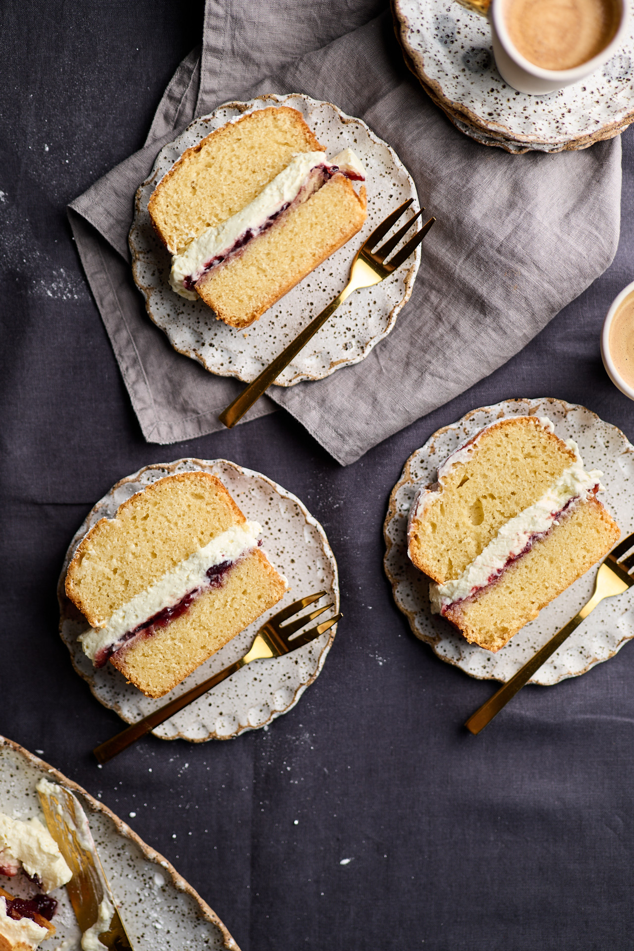 Cardamom Loaf Cake with Jam & Cream « Iron Chef Shellie