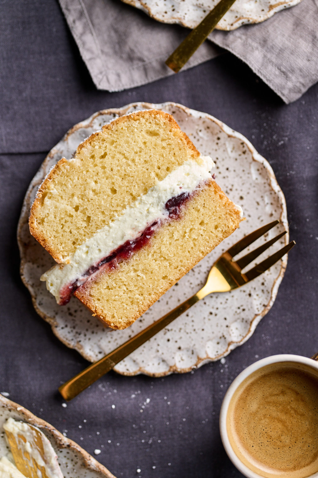 Cardamom Loaf Cake with Jam & Cream « Iron Chef Shellie
